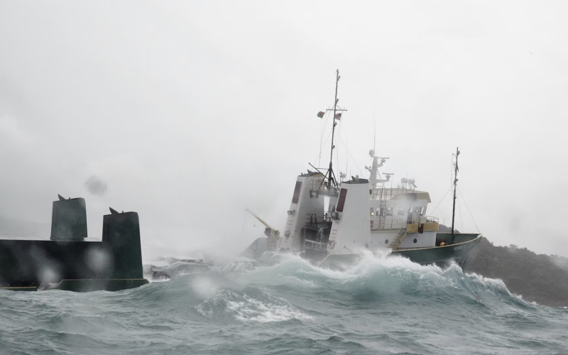 Coast Guard Rescues 12 After Virgin Islands Grounding Workboat